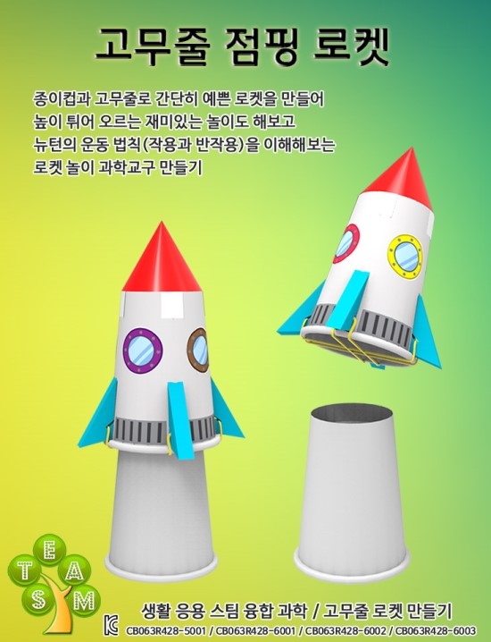 고무줄로켓점핑로켓로켓만들기종이컵로켓고무줄탄성로켓만들기키트실험창작방과후 사이언스업 네이버 블로그