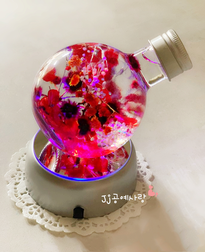 전주공예체험하바리움 조명등 체험꽃볼펜 만들기하바플라리움led조명 무드등전주 체험공방전주여행시 체험드라이플라워전주