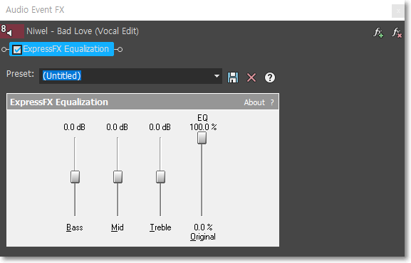 베가스 프로 오디오 사운드 플러그인 모두 정리 Vegas Pro all audio sound FX plugin AudioFX ...
