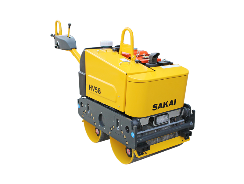 1톤 진동로라 사카이 HV58 / 초방음형 우수건설기계 / 진동로라전문 : 네이버 블로그