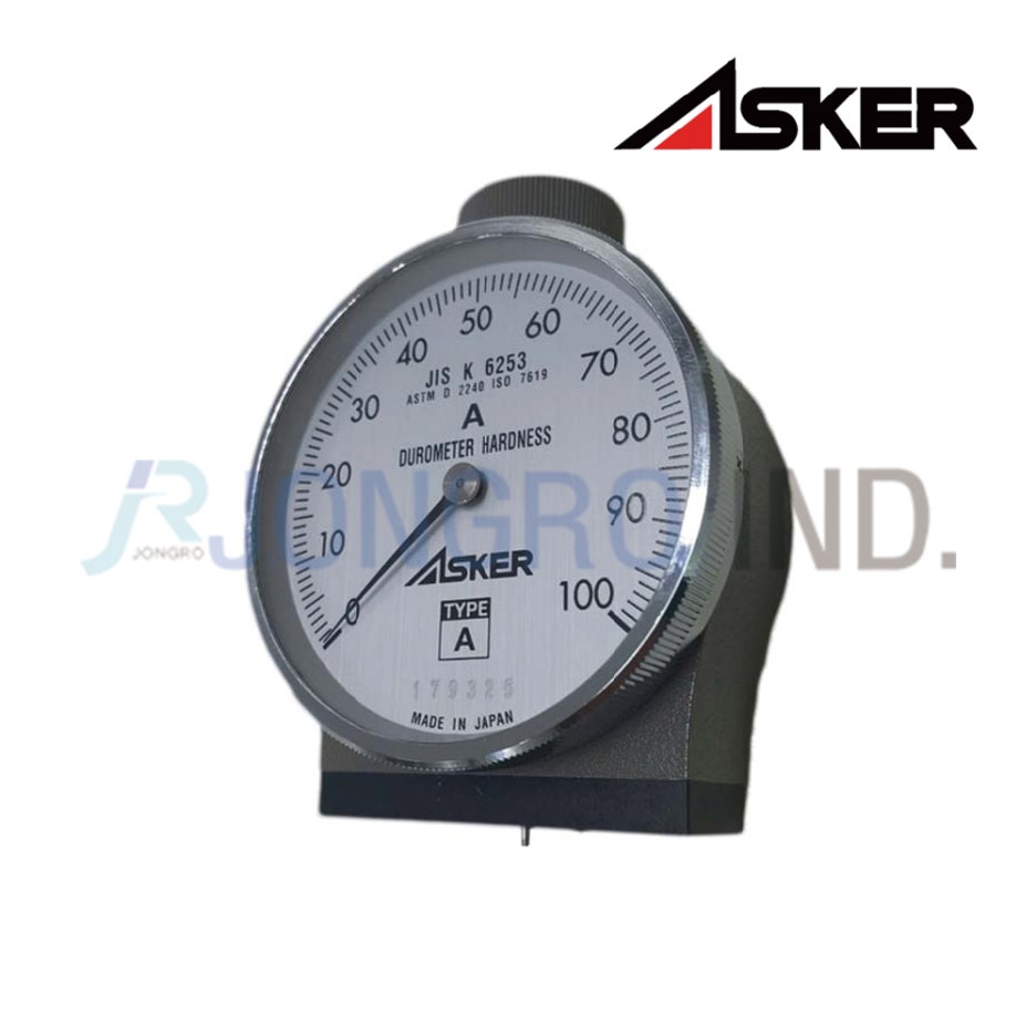ASKER 아스카 Analog Durometer A Type 고무 경도계 A Type 일반고무용 경도계 연질 플라스틱용 경도계 ...