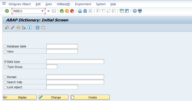 [SAP ABAP] ABAP Dictionary : 네이버 블로그