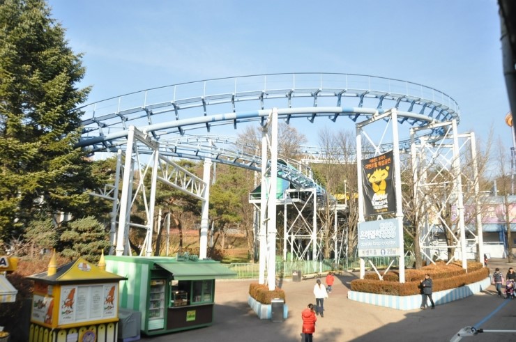 [서울랜드] 은하열차 888(double loop coaster), 롤러코스터(미래의나라)! : 20181201 : 네이버 블로그