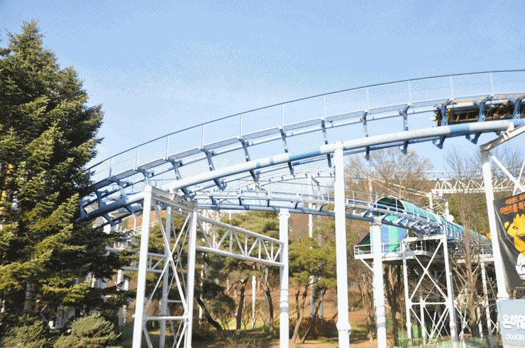 [서울랜드] 은하열차 888(double loop coaster), 롤러코스터(미래의나라)! : 20181201 : 네이버 블로그