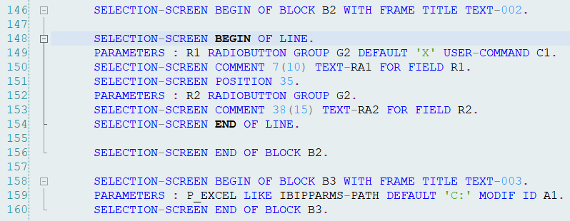 [SAP ABAP] AT SELECTION-SCREEN : 네이버 블로그