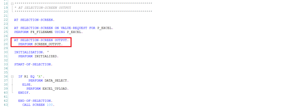 [SAP ABAP] AT SELECTION-SCREEN : 네이버 블로그