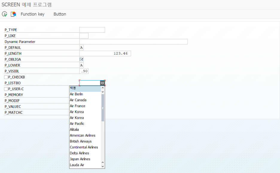 [SAP ABAP] Parameters : 네이버 블로그
