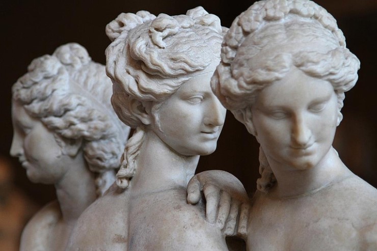 3명의 카리테스(3 Charites, 三美神), 슐리관(Alie Shully) 1층(Rez-de-chaussee), 고대 ...