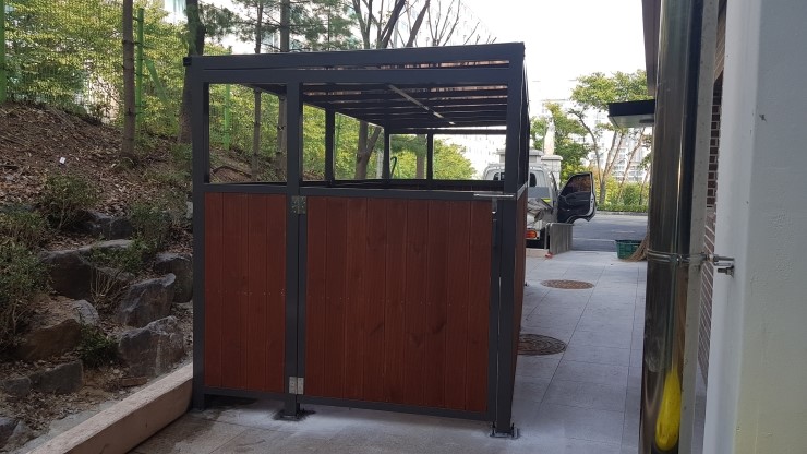 경기도 김포시 풍무동 풍무고등학교 재활용분리수거장학교재활용장학교분리수거장 설치공사입니다 네이버 블로그