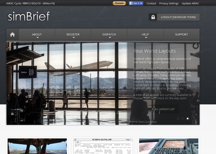 최고의 Flight Simulator 항로 작성 도우미 심브리프 SimBrief : 네이버 블로그