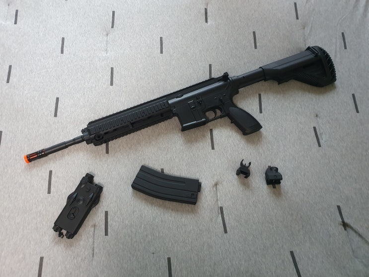 아카데미 M416D(HK416D) 전동건 커스텀 & 도색 : 네이버 블로그