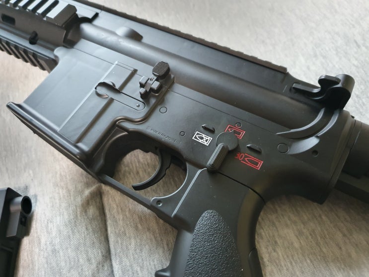 아카데미 M416D(HK416D) 전동건 커스텀 & 도색 : 네이버 블로그