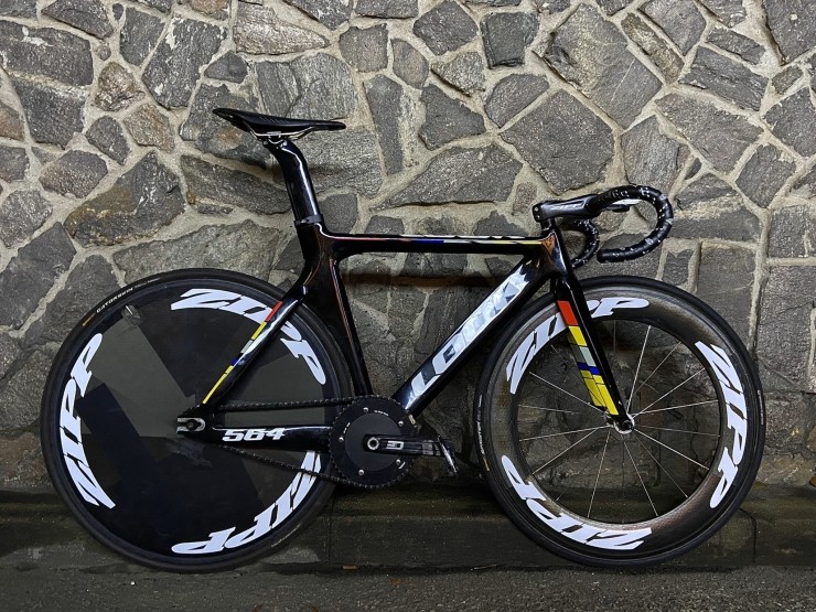 룩 564 카본 트랙 프레임셋 ZIPP 카본 트랙 휠셋 로터 3D24 트랙 크랭크셋 ZIPP 데다 컴포넌트 커스텀 픽시 바이크 ...