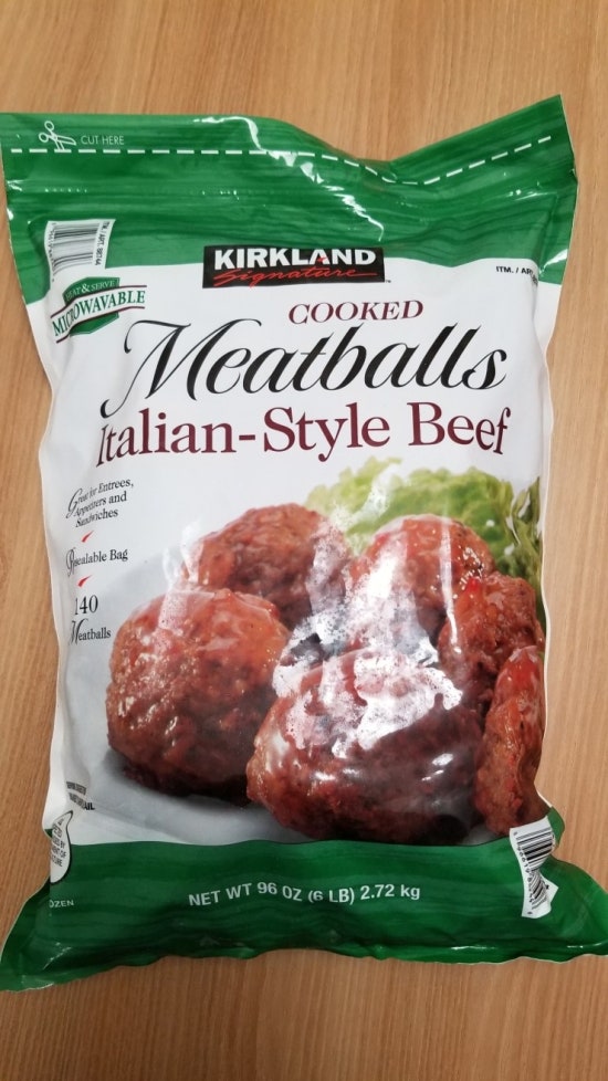 코스트코 커클랜드 이탈리안 스타일 미트볼 Kirkland Cooked Meatballs Italian Style Beef