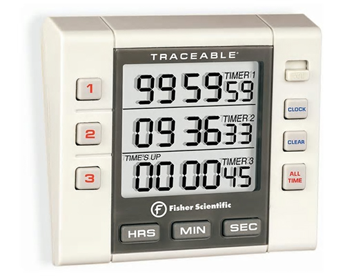 디지털 3채널 알람 타이머 Digital Three-Channel Alarm Timer with Triple-Line LCD ...