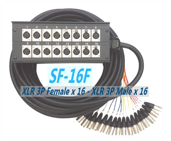 SF-16F 이동식멀티박스 XLR 3P JACK잭 16구채널10M/20M/30M/40M/50M케이블 : 네이버 블로그