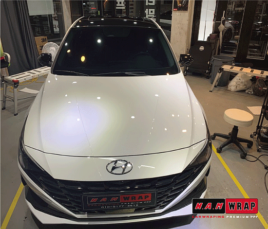 아반떼cn7 루프스킨,a,b필러,사이드미러,부분랩핑 포인트랩핑 N.A.M WRAP에서카스킨 : 네이버 블로그