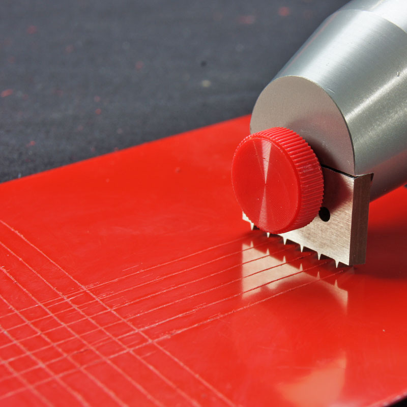 Cross-Cut Adhesion Test(부착력 시험, 크로스 컷 시험)와 IS0 2409, ASTM D3359 국제표준 ...