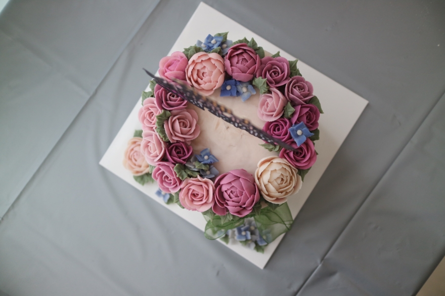 플라워앙금떡케이크 : 네이버 블로그