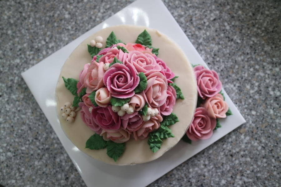 플라워앙금떡케이크 : 네이버 블로그