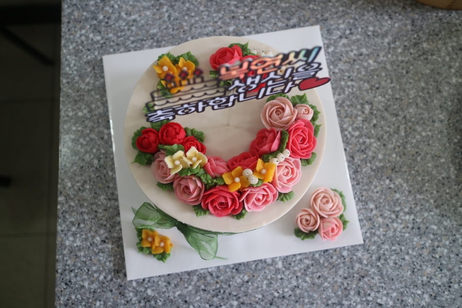 플라워앙금떡케이크 : 네이버 블로그