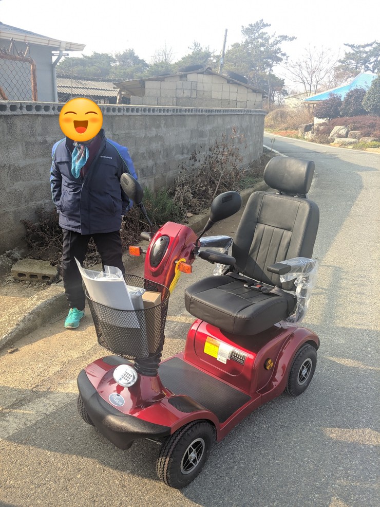 노인전동차 나드리210 전남 영암군 우리의료기 배송후기 어머니선물 노인전동스쿠터 케어라인 장애인전동휠체어 네이버 블로그