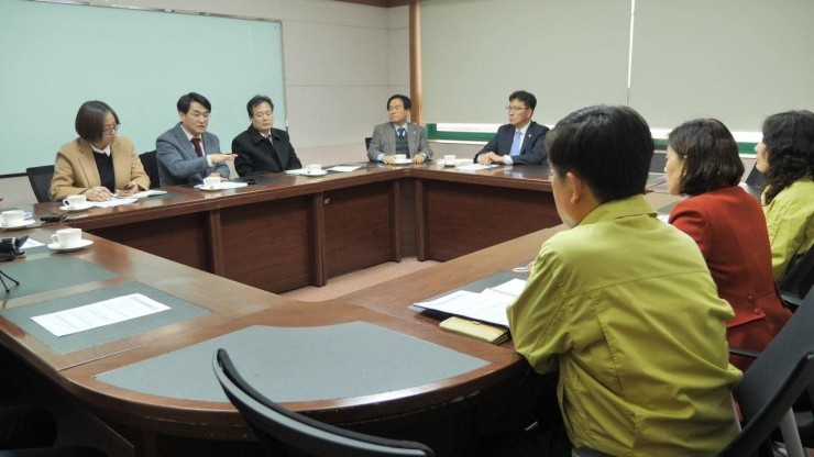 시사프리신문 박용진 국회의원 코로나 확산 대처 강북구 긴급 간담회
