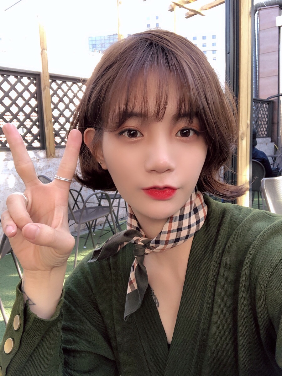 짧은단발머리스타일 C컬과 환상적 네이버 블로그