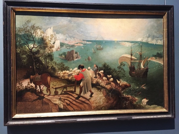 윌리엄 카를로스 윌리엄스(William Carlos Williams) - 이카루스의 추락이 있는 풍경(Landscape with the Fall of Icarus ...