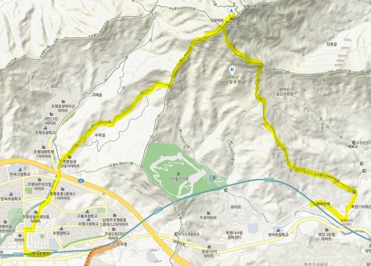 천마산(天摩山 812m) : 네이버 블로그