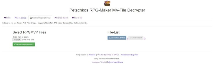 RPGMVP파일 심플하고 빠르게 Decrypt하기 : 네이버 블로그