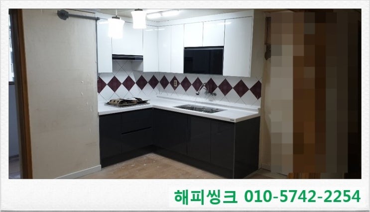 수원시 장안구 정자동 싱크대시공후기수원씽크대잘하는곳 싱크대공장 해피씽크 추천25평씽크대가격 공장직영의 착한가격으로 예쁜씽크대