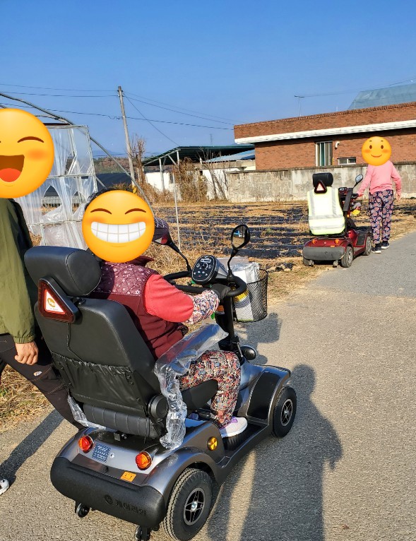 경남 노인전동스쿠터 나드리210 케어라인 전동휠체어 전동스쿠터 우리의료기에서 배송완료~ 네이버 블로그