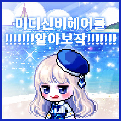 메이플 미디 신비 헤어 인기성형 아잉눈 조용한눈 졸린눈 코디 네이버 블로그