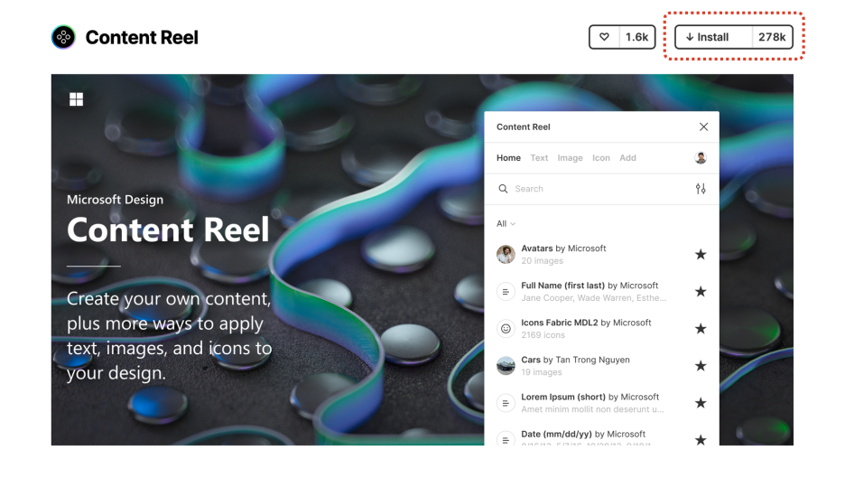 Figma Plugin - Content Reel : 네이버 블로그