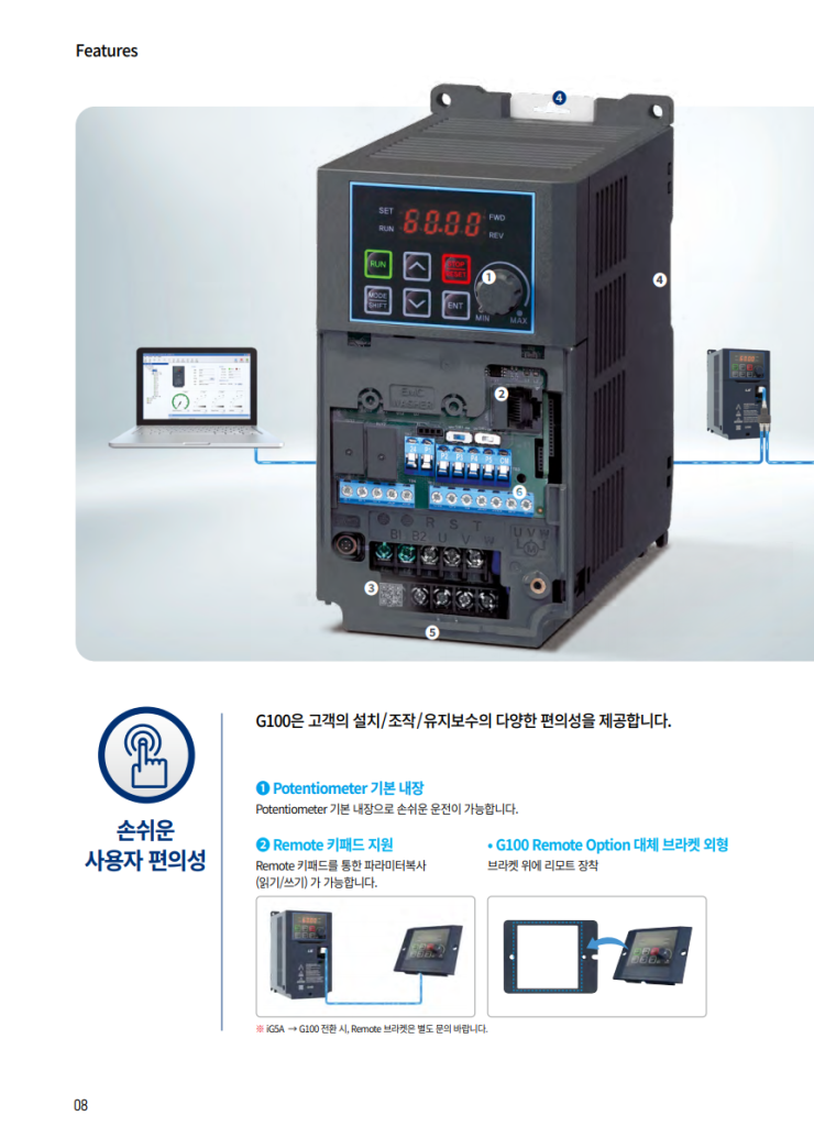 LS ELECTRIC/LS일렉트릭 G100C/G100 인버터 소개 및 단가(20210908) : 네이버 블로그