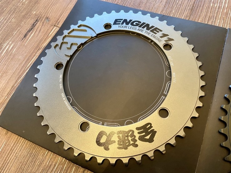 2021 엔진11 트랙 체인링 건메탈 & 블랙 컬러 입고소식 & 리뷰 (2021 ENGINE11 TRACK CHAINRING ...