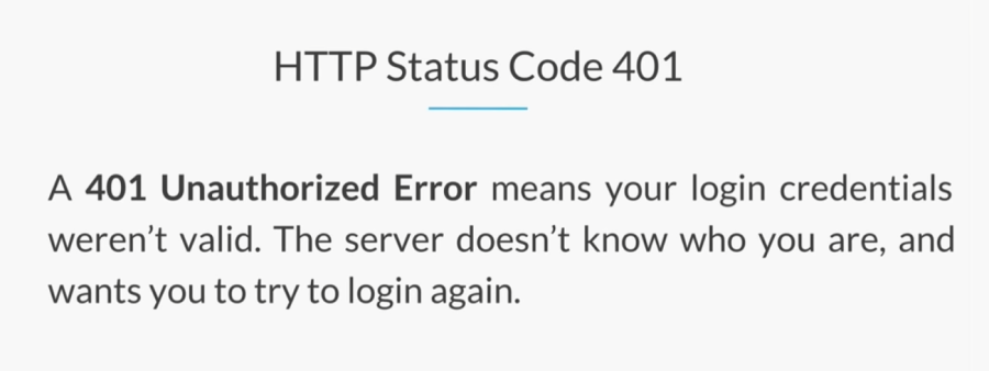 '401 Unauthorized' 에러의 의미는?원인과 대처법 해설! : 네이버 블로그