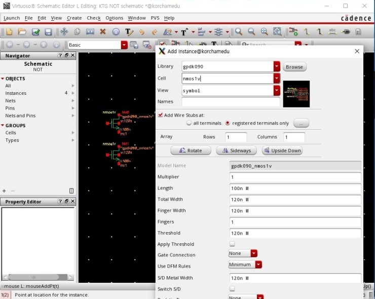 Virtuoso 1일차 (Virtuoso 실행 방법 ~ Layout 생성)[ Ex: 2Nand Gate ] : 네이버 블로그