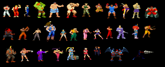 Street Fighter Alpha Characters Pose : 네이버 블로그