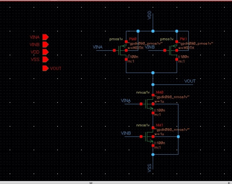 Virtuoso 1일차 (Virtuoso 실행 방법 ~ Layout 생성)[ Ex: 2Nand Gate ] : 네이버 블로그
