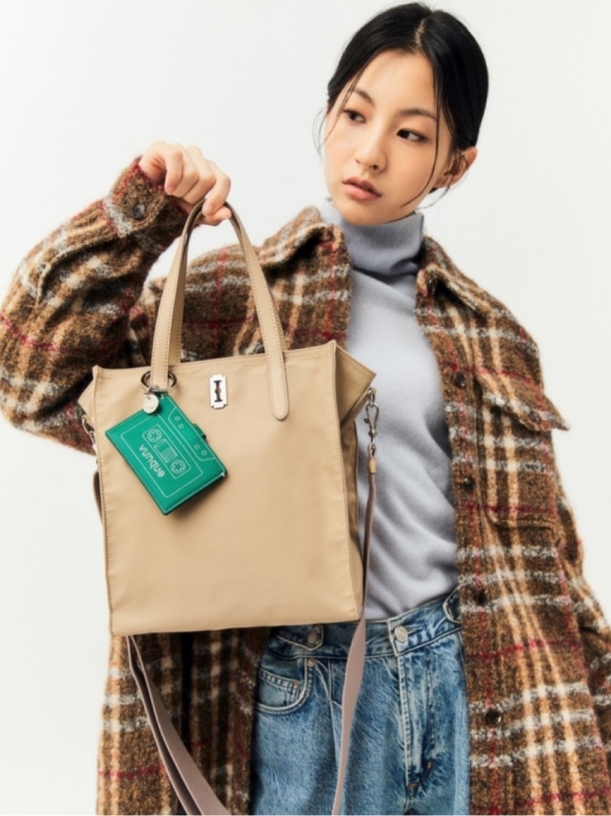 분크 (Vunque) # 헤이 패스 토트백 S 베이지 (Hey Pass Tote S Bag - Beige) : 네이버 블로그