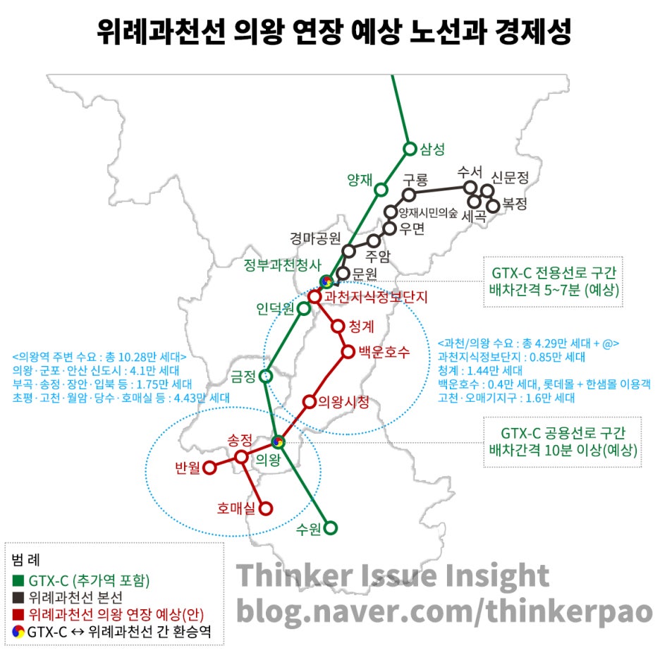 위례과천선 의왕 연장과 의왕시 교통용역에 관한 소고 네이버 블로그