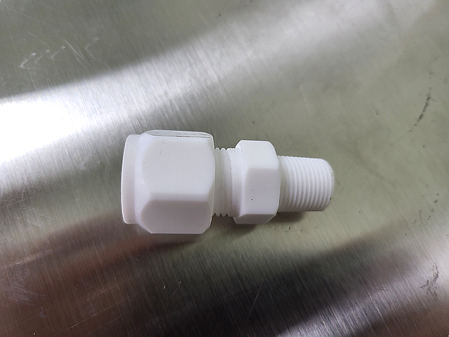 PTFE Male Connector / PTFE Compression Fitting / PTFE Compression ...