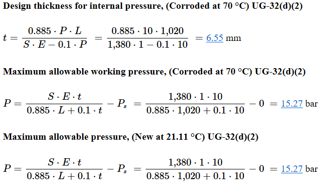 Head 의 종류 및 계산법 (+ MAWP & MAP 계산 포함.) : 네이버 블로그