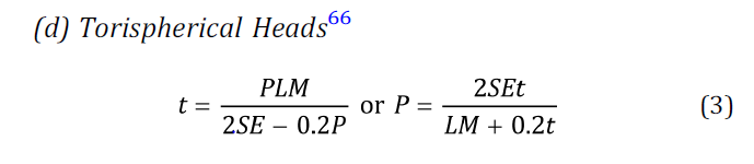 Head 의 종류 및 계산법 (+ MAWP & MAP 계산 포함.) : 네이버 블로그
