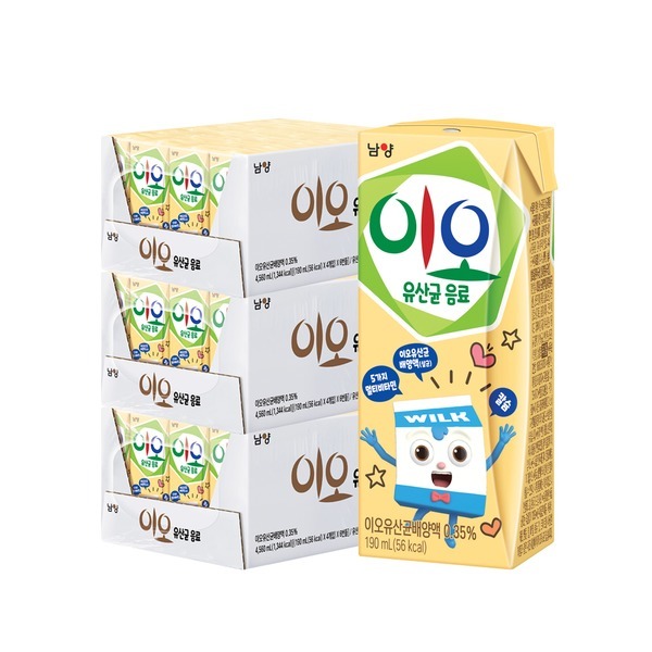 이오X브래드이발소요구르트 190ml 2+1박스 총3박(72입) : 네이버 블로그