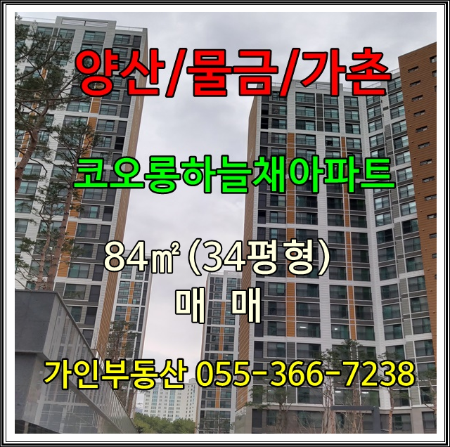 양산 코오롱하늘채아파트 34평형 매매물금부동산증산부동산양산부동산증산상가물금상가양산상가원룸오피스텔 네이버 블로그