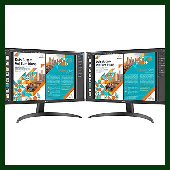 lg 24qp500-b 24인치 qhd 2560 x 1440 ips 디스플레이 모니터hdr 10 및 amd freesync 2 ...