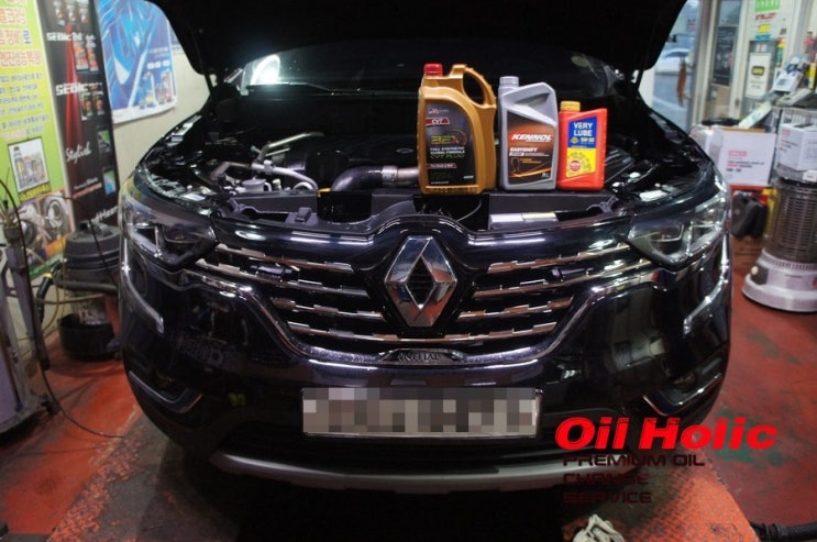 QM6 2.0 dCi - XADO VERYLUBE 5W30 엔진오일교환, BEX CVT FLUID 미션오일교환, KENNOL EASYSHIFT 75W90 디퍼런셜오일교환 ...